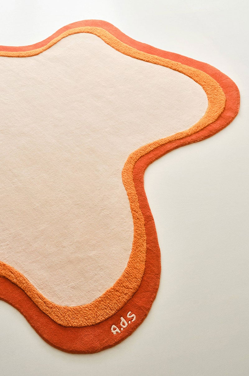 Matta med oregelbunden och organisk form - Hus & Hem